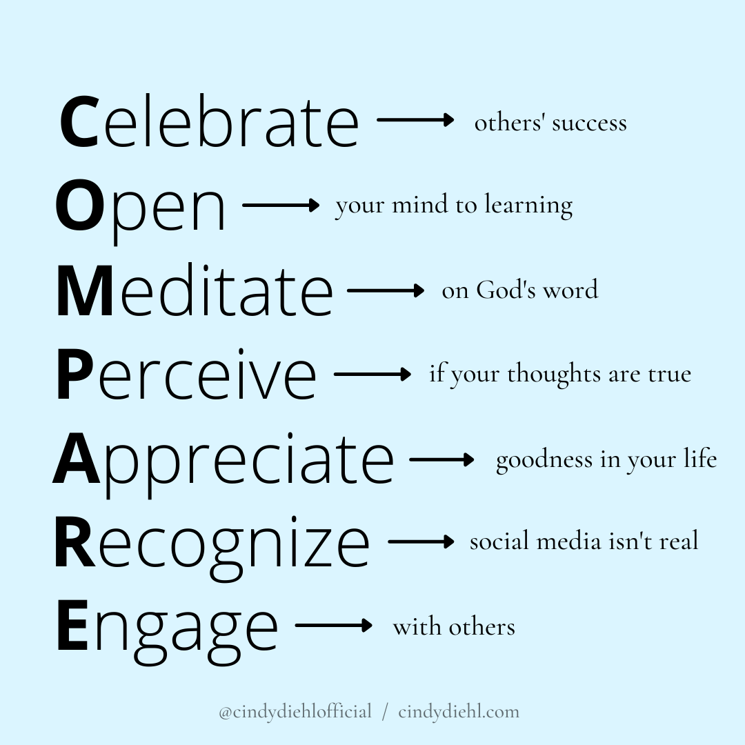 7 Ways to Combat Comparison – CINDY DIEHL